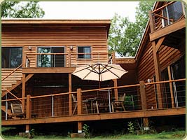 Exterior : Western Red Cedar in Application : Bevel Siding - Bear Creek Lumber