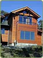 Exterior : Western Red Cedar in Application : Bevel Siding - Bear Creek Lumber